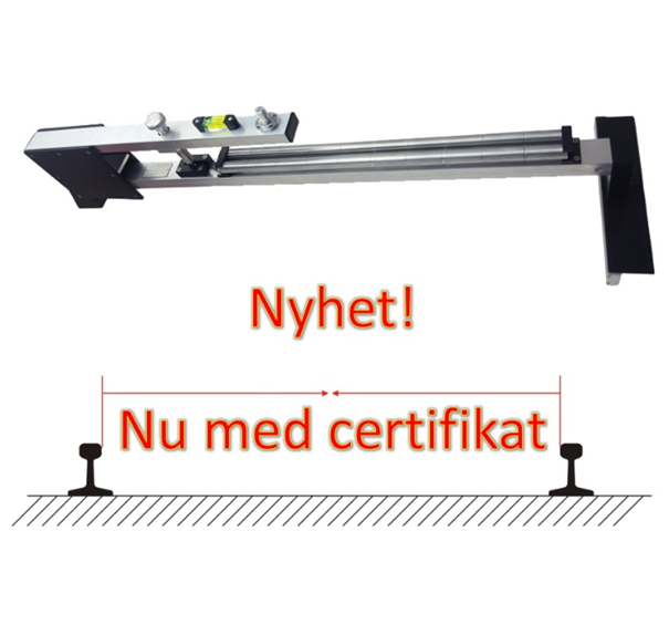 GEOSP - Geodetic track center measurement, 1435mm — Geofix AB